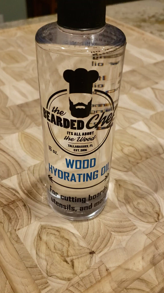Food Grade Mineral Oil for Butcher Block Cutting Board – The Bearded Chef